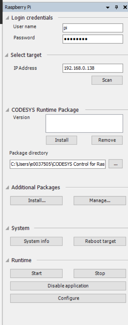CODESYS Forge - CODESYS Forge / Talk / Runtime 🇬🇧: Licence Raspberry PI3